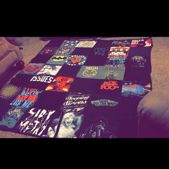 Bedding | Band T Shirt Quilt | Poshmark